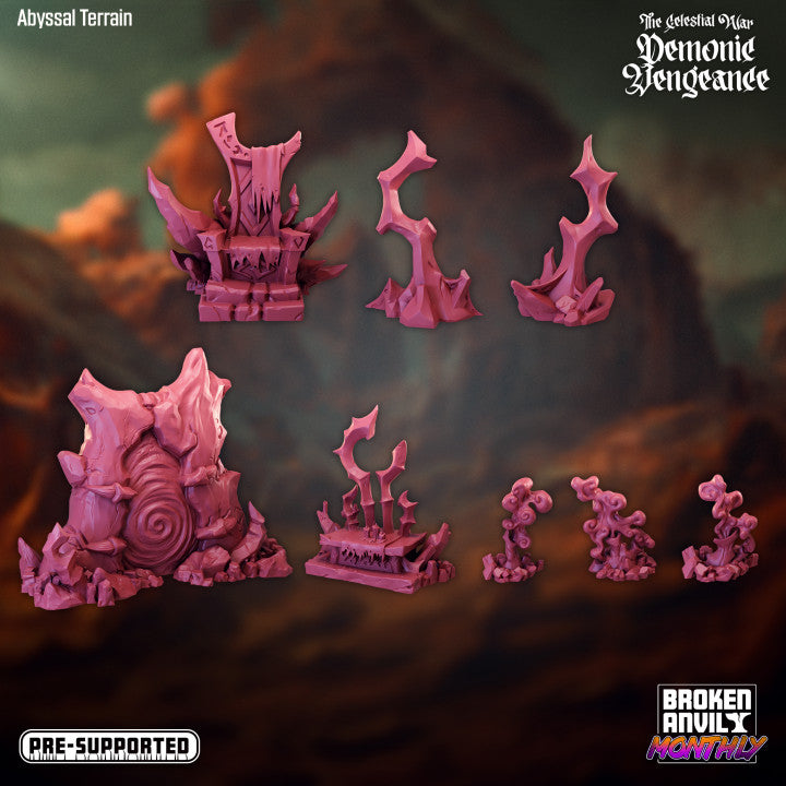 Demonic Vengeance Terrain Set – Mecha.Net Studios
