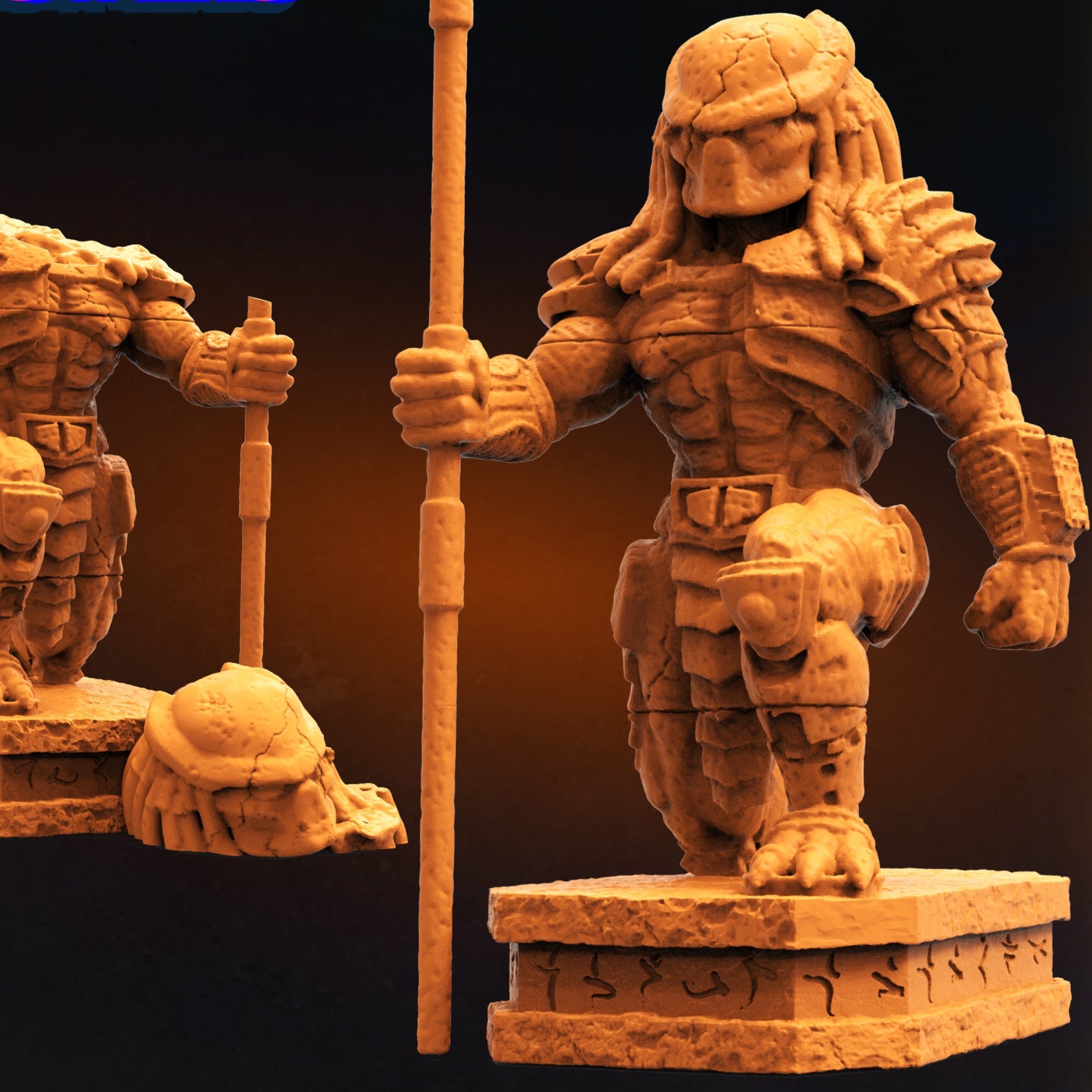 Ancient Skull Hunters Statues 2 – Mecha.Net Studios