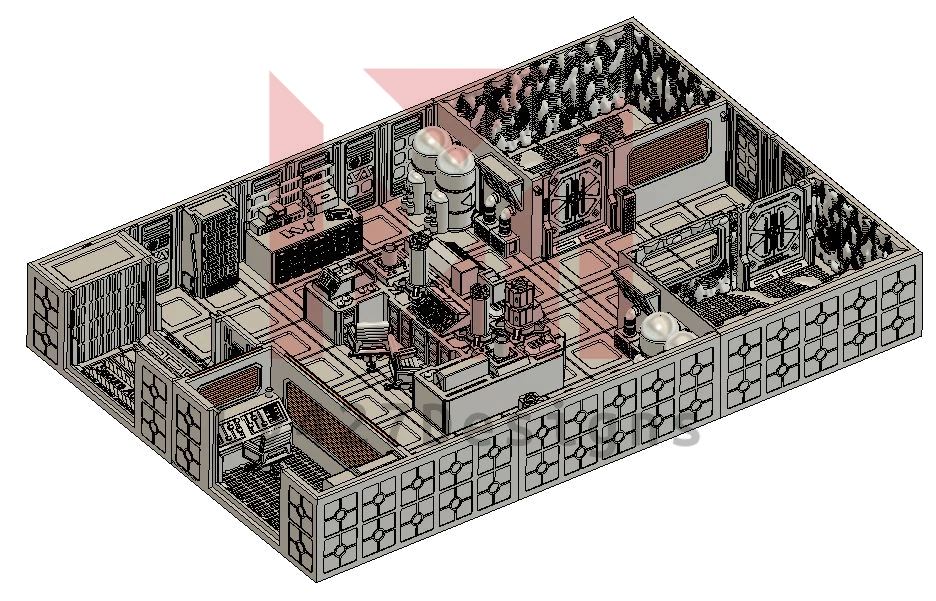 Large Alien Observation Room – Mecha.Net Studios