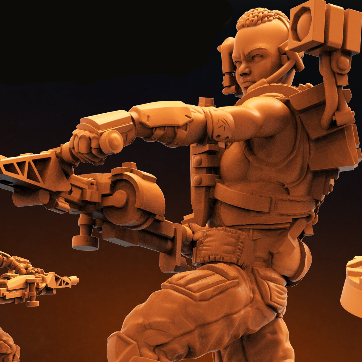 Pvt. Nia - Marine Smart Gunner – Mecha.Net Studios