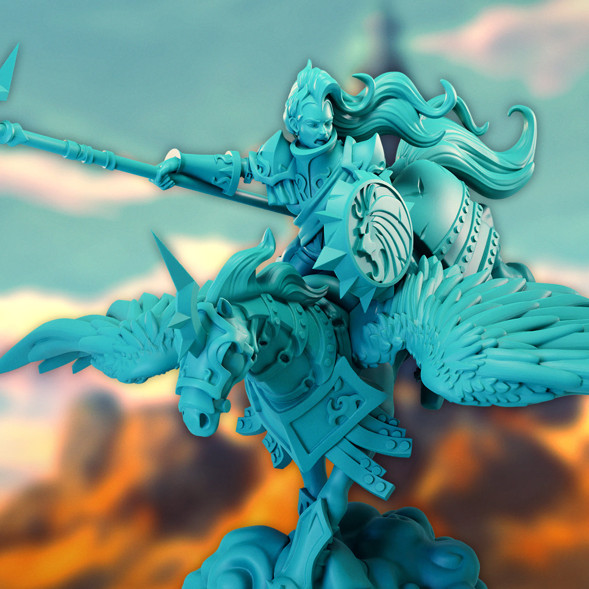 Archknight Mounted Captain – Mecha.Net Studios