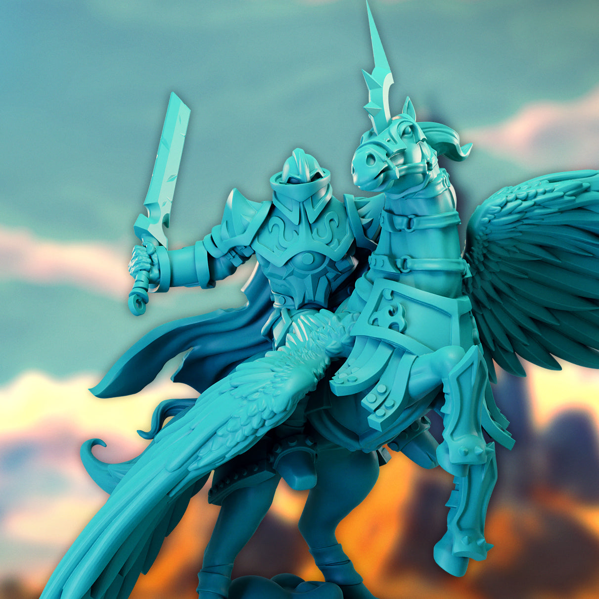 Archknight Mounted Swordsman – Mecha.Net Studios