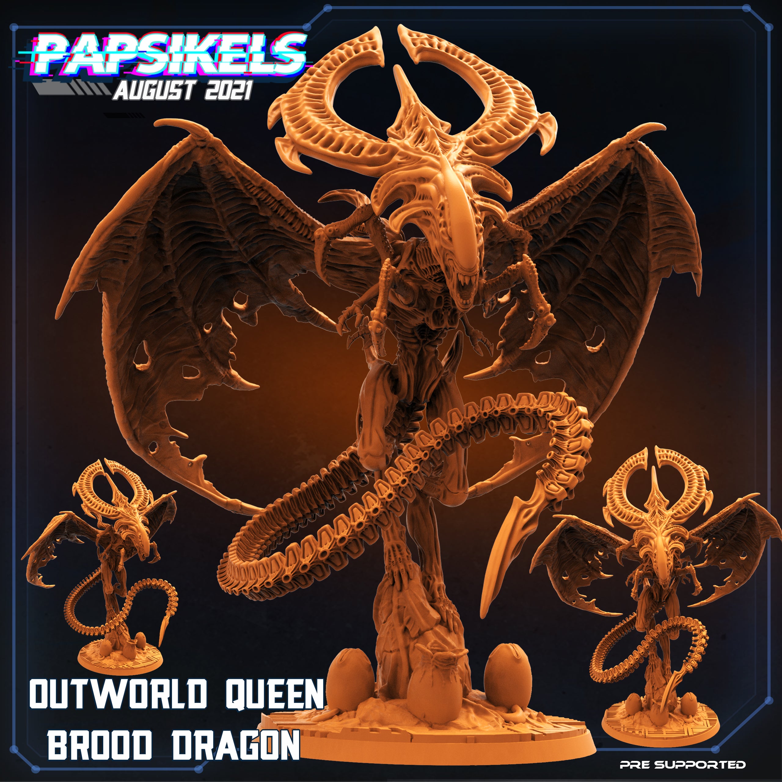 Outerworld Queen Brood Dragon – Mecha.Net Studios