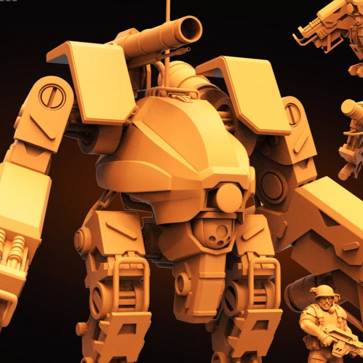 Papz Industries Colonial Armored Mech King Buster – Mecha.Net Studios